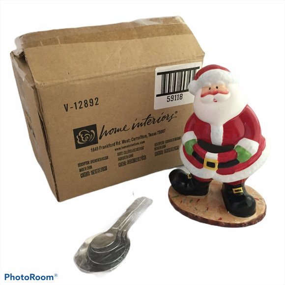 Home Interiors | Holiday | New Home Interiors Homco Ceramic Santa ...